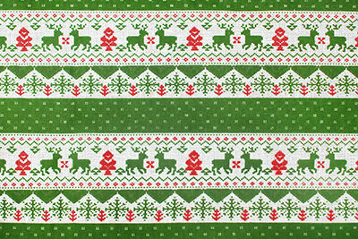 Ткань "ДЕКОР-9/02" с принтом "Олени", 50*50см +/-2см (50%лен,50%хлопок), уп. 1 шт