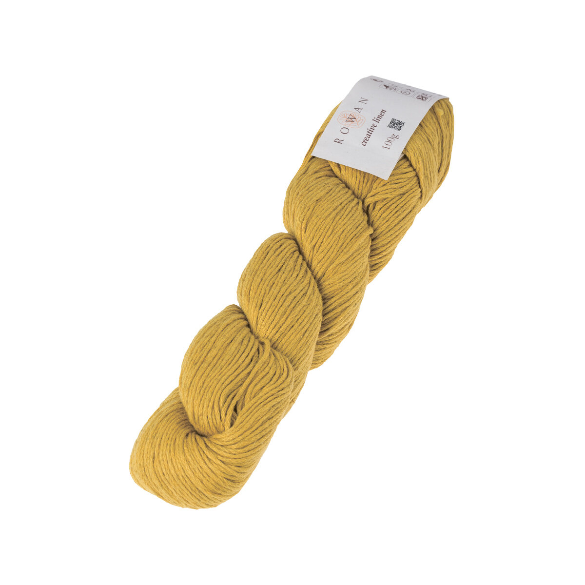 Creative Linen /Креатив Лен/ пряжа Rowan, 9802143 (647, mustard (горчица), желтый)