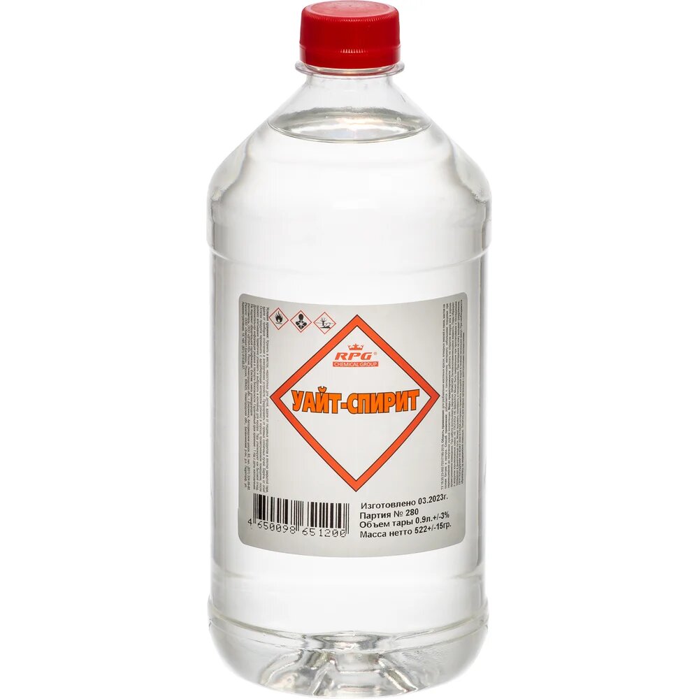 Уайт-спирит RPG ПЭТ 0,9 л. 4650098651200