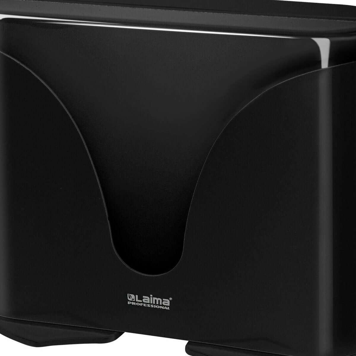 Диспенсер для полотенец листовых Лайма Professional Extra H2, Z-сложения, черный (303369), 8шт.