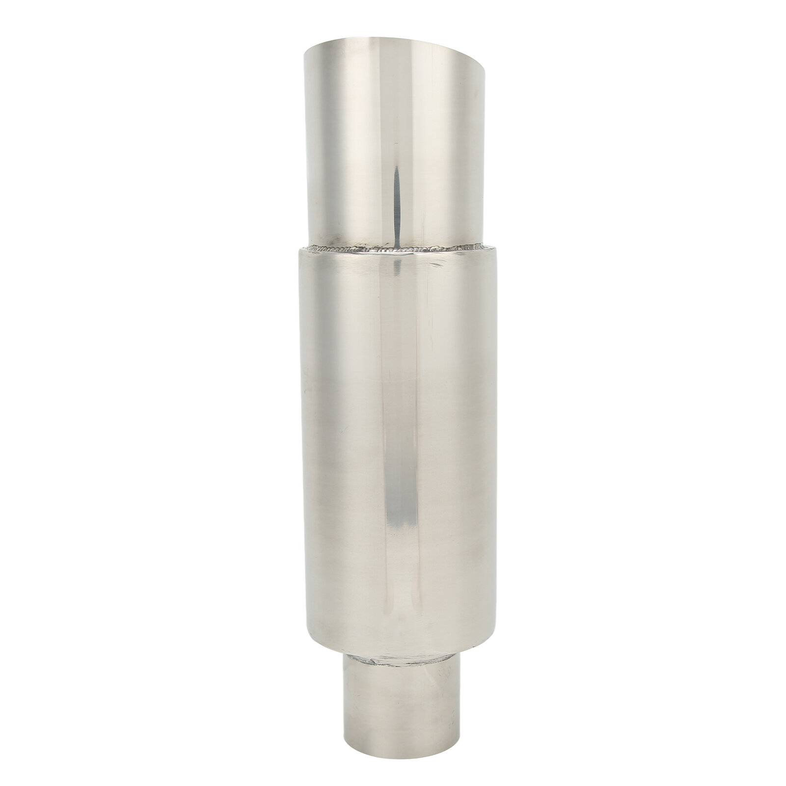 Выхлопный глушитель поглощающий из нержавеющей стали 2,5 дюйма вход 3,5 дюйма выхода заднего глушителя выхлопная труба