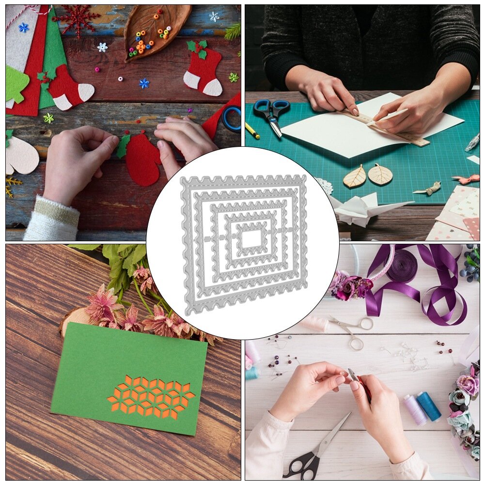 Ремесло Резка Штамп Рамка Форма Углеродистой Стали DIY Скрапбукинг Украшение Альбома