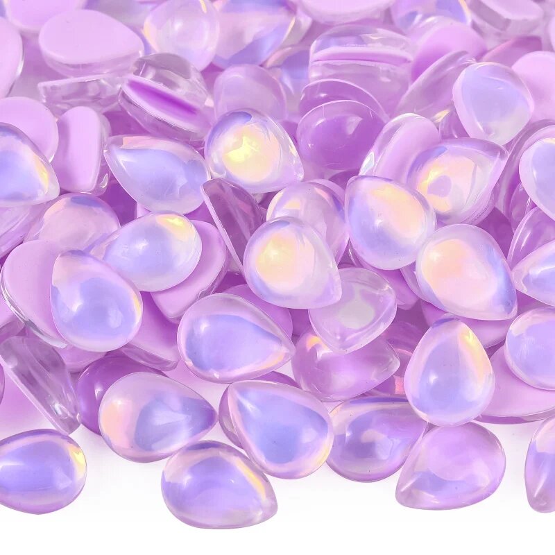 Кристаллы GemStone 144 шт. для декора ногтей 6x8 мм Lt.amethyst opal