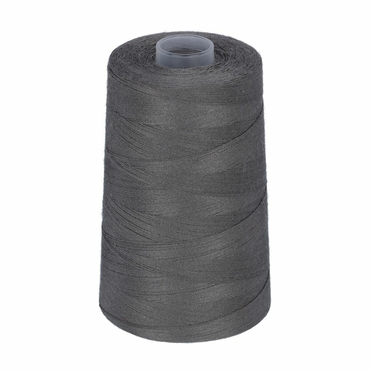 Швейные нитки ПНК им. Кирова армированные 70 лл, 2500 м, цвет №6810, 098 темно-серый