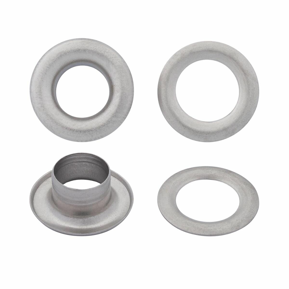 Люверс для одежды BIG D 5 мм, металл, серебристый, 100 шт (05 5197/98)