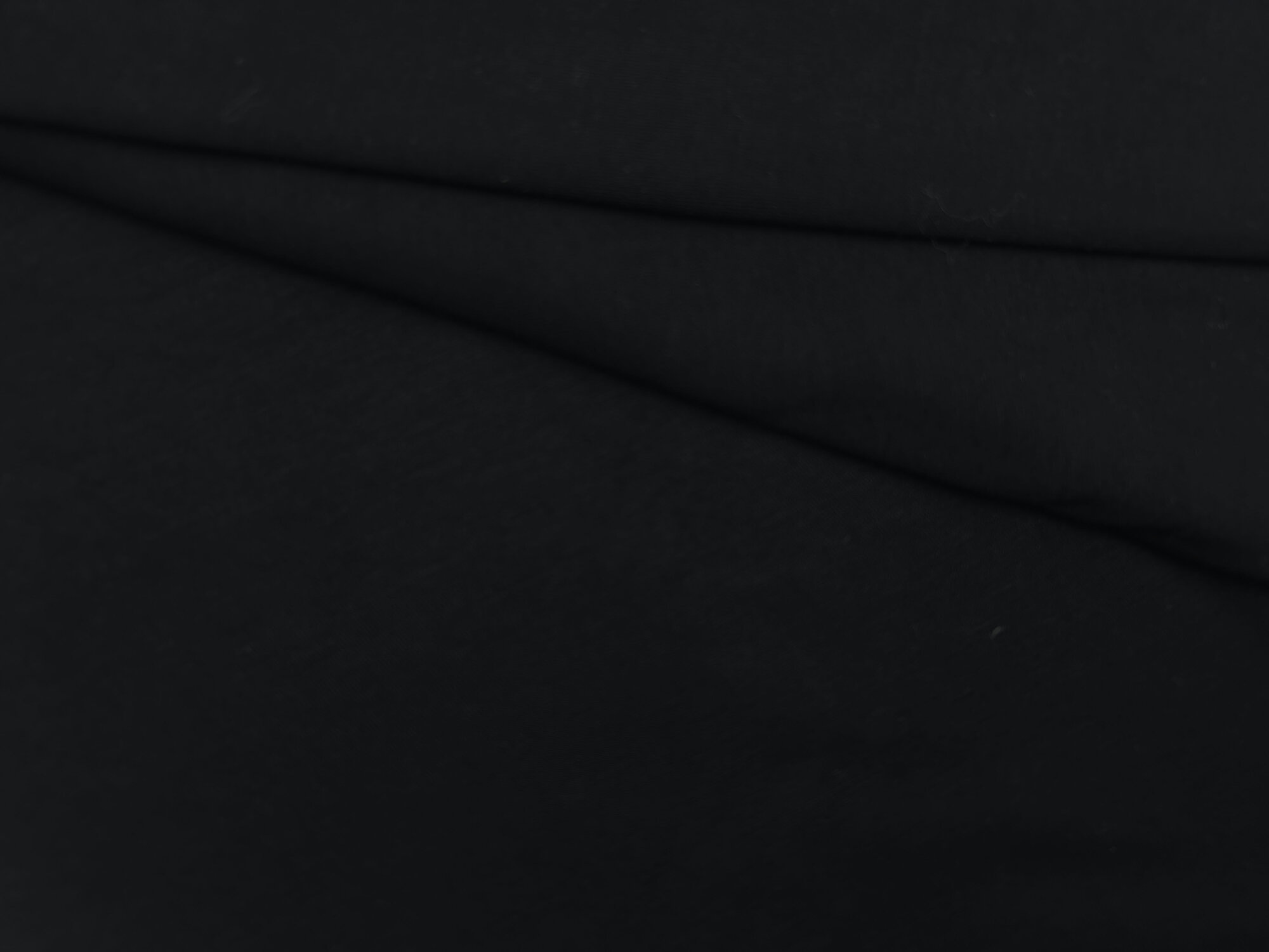 Ткань Трикотаж чёрного цвета однотонный 38504