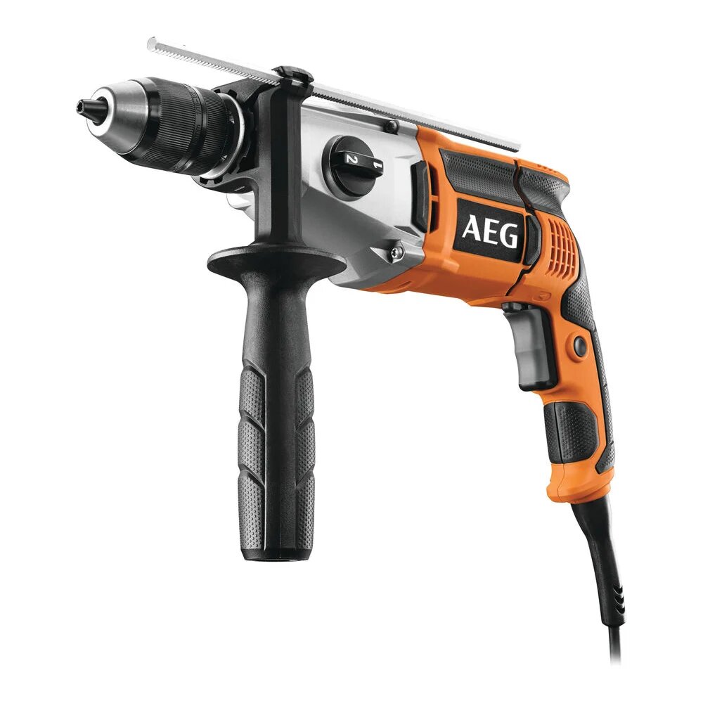 Ударная дрель AEG SB2E1100RV, Дерево, кирпич, кафель, бетон, сталь