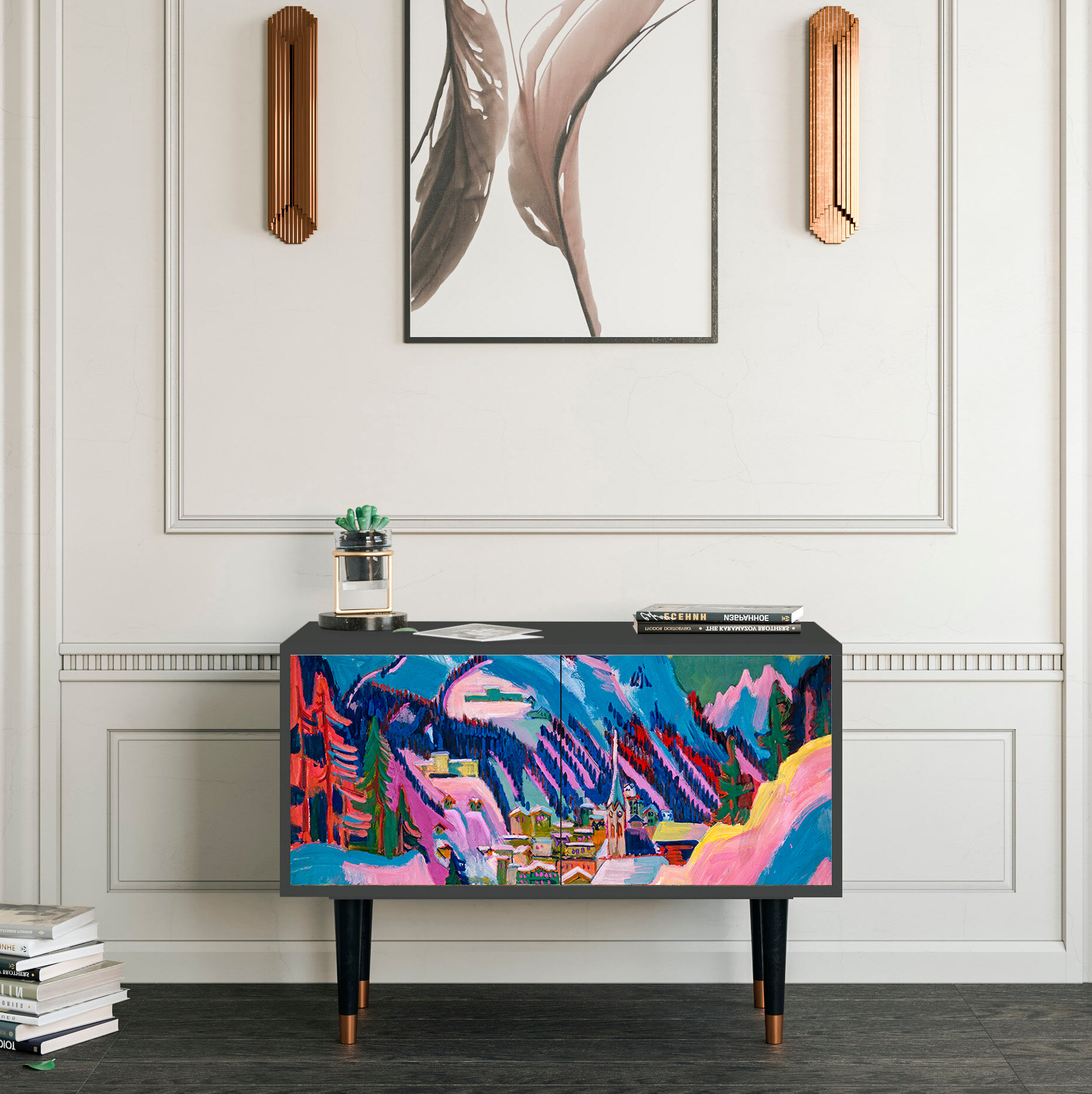 Комод - STORYZ - S1 Davos Winter by Kircher , Размер - 94 x 69 x 48 см, Цвет корпуса - , Антрацит