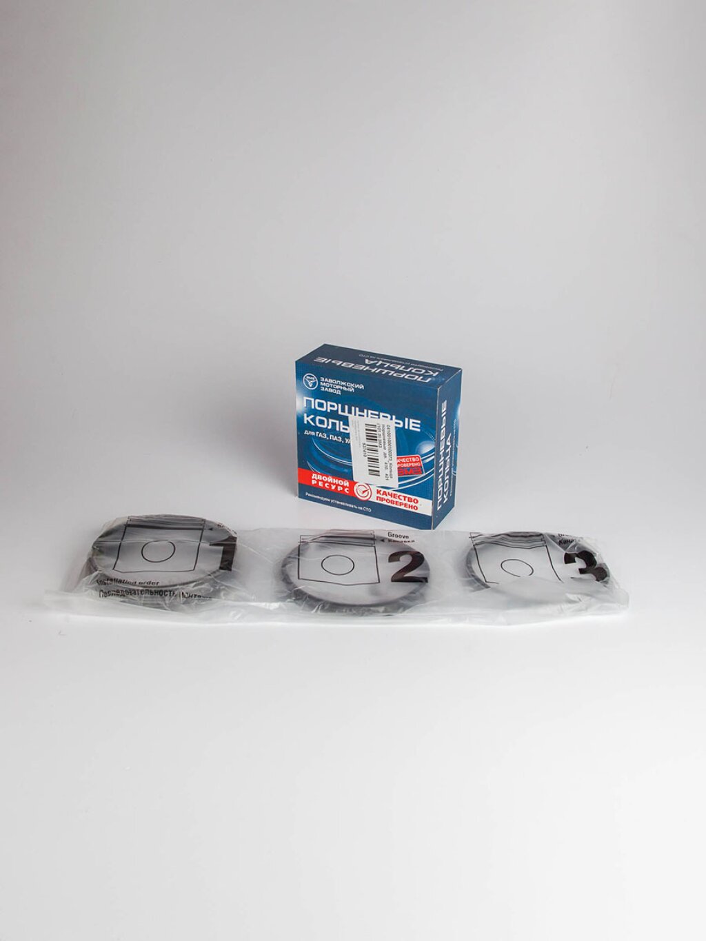 Кольца поршневые для а/м с дв. УМЗ 410, 421 (101.0) "ЗМЗ"