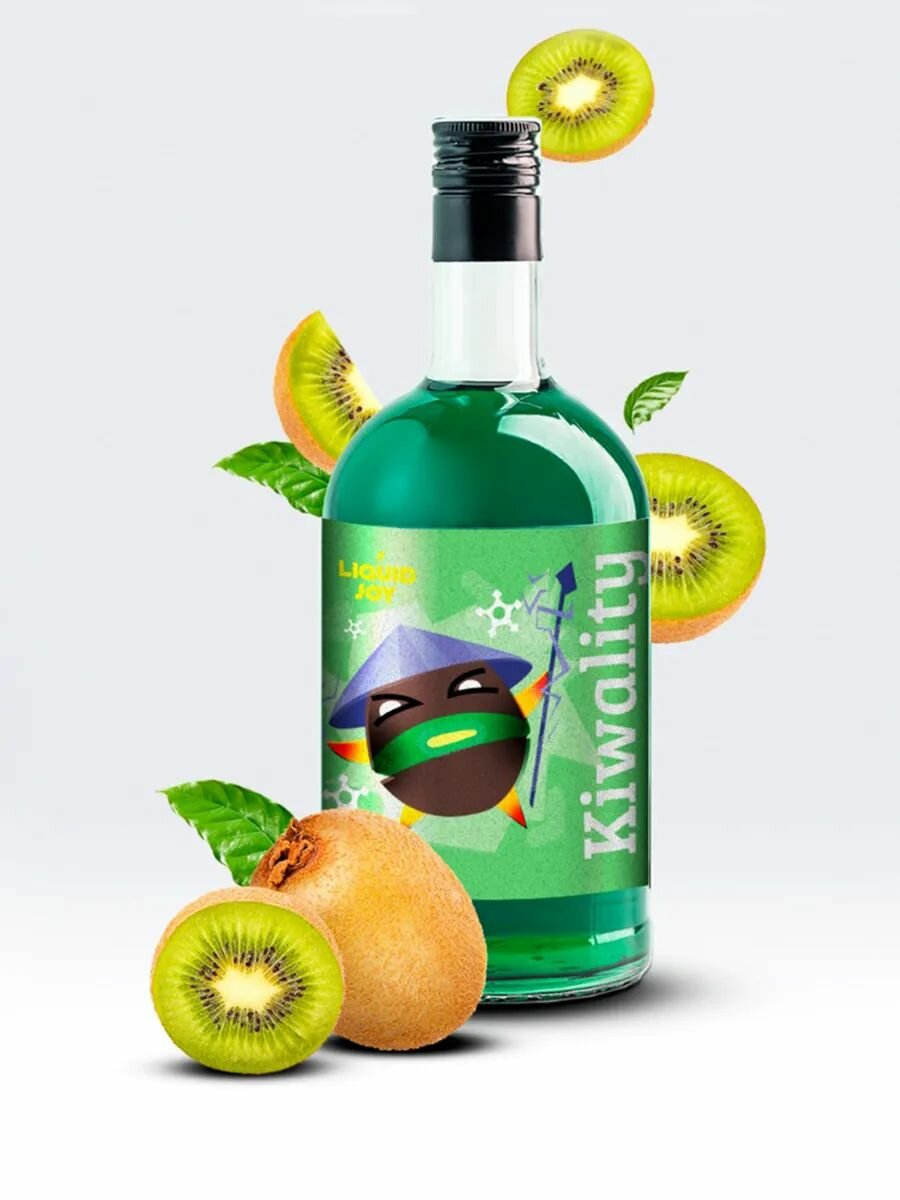 Сироп Liquid Joy "Киви" для коктейлей, лимонадов и десертов 0,7л
