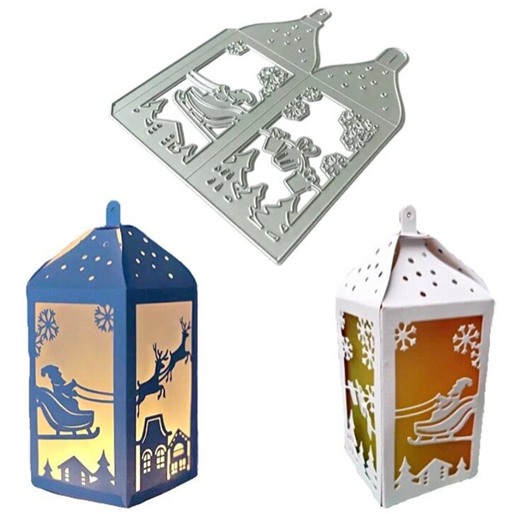 Металлические трафареты рождественская коробка вырубка избыток тиснения DIY, создание инструментов для скрапбукинга фотоальбомов для бумажных карт дизайн бумаги