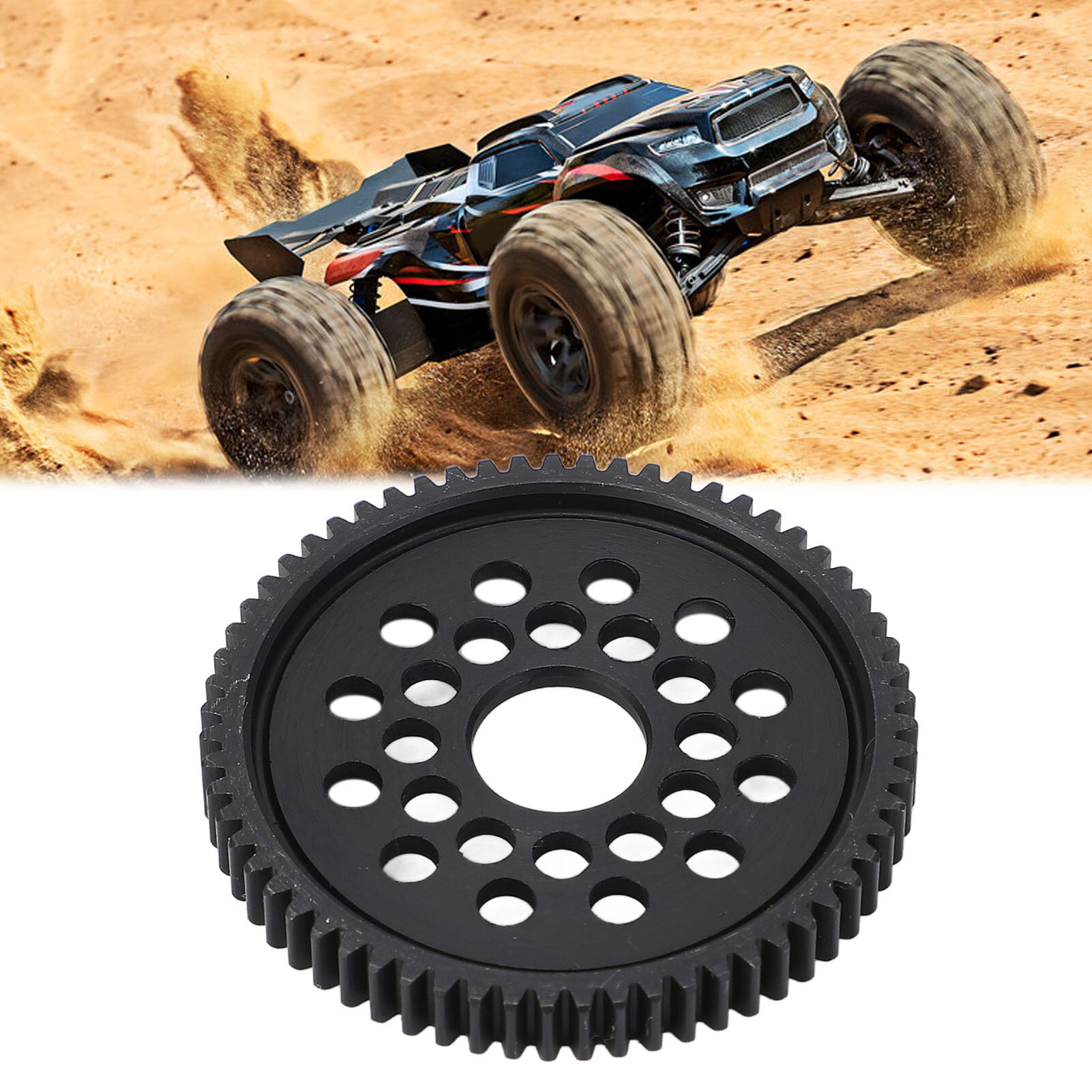 RC Steel Gear 63T RC Gear Замена 51609 Metal Gear RC Аксессуар для TB05/TC01