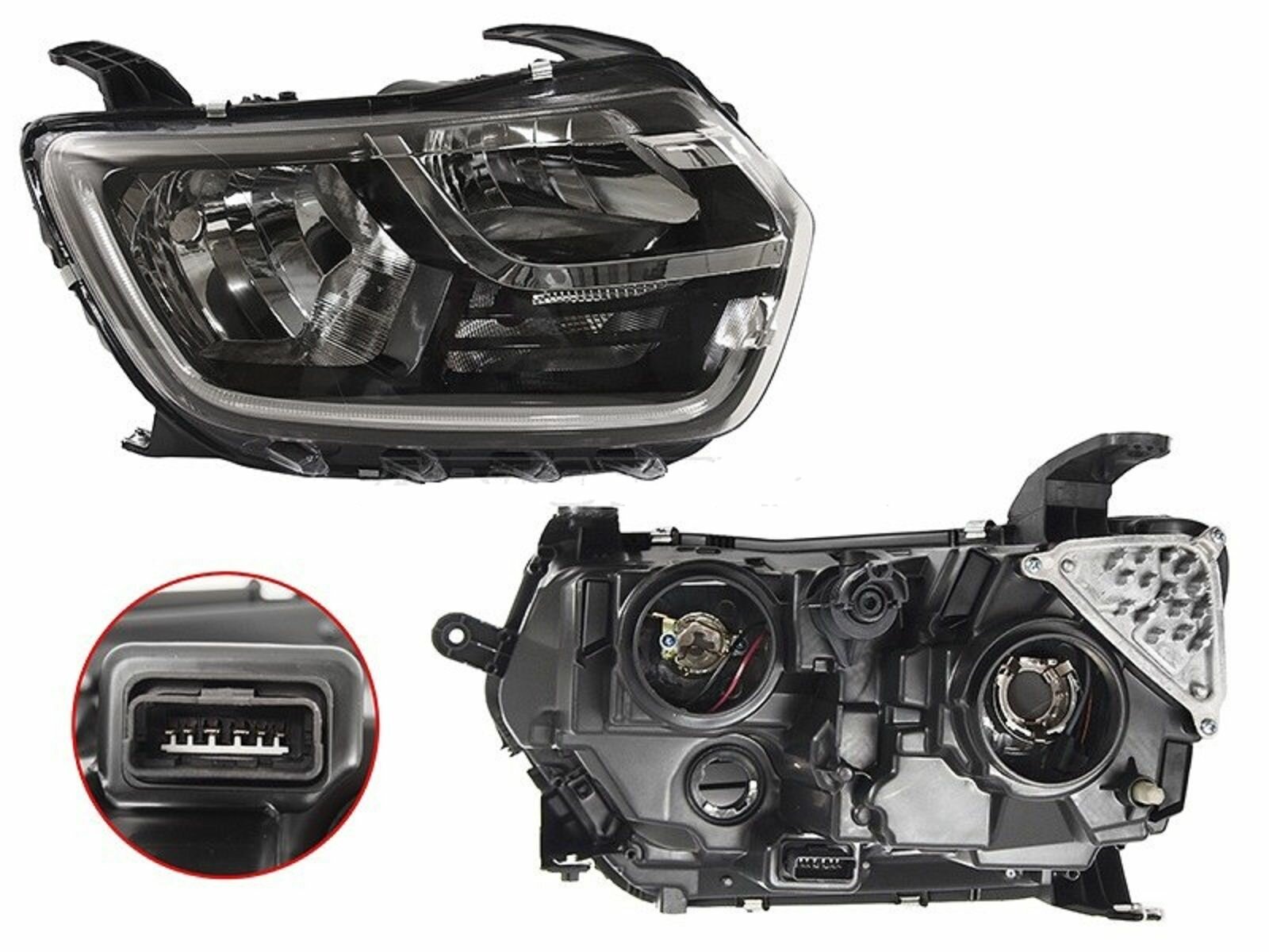 Фара RENAULT DUSTER 21- RH