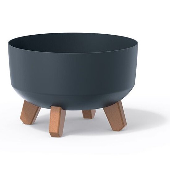 Кашпо для цветов Prosperplast GRACIA LOW 3.8 л, на ножках, 23.5 см (PPDGRL240L-S433)