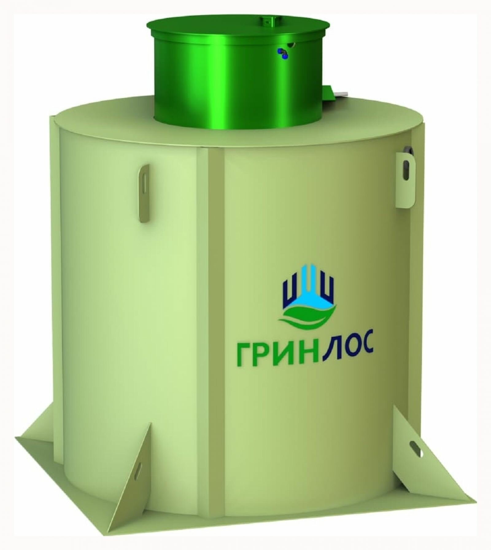 Септик для дома гринлос Аэро 25 Пр (4 м3/сут, с насосом, на 25 человек)