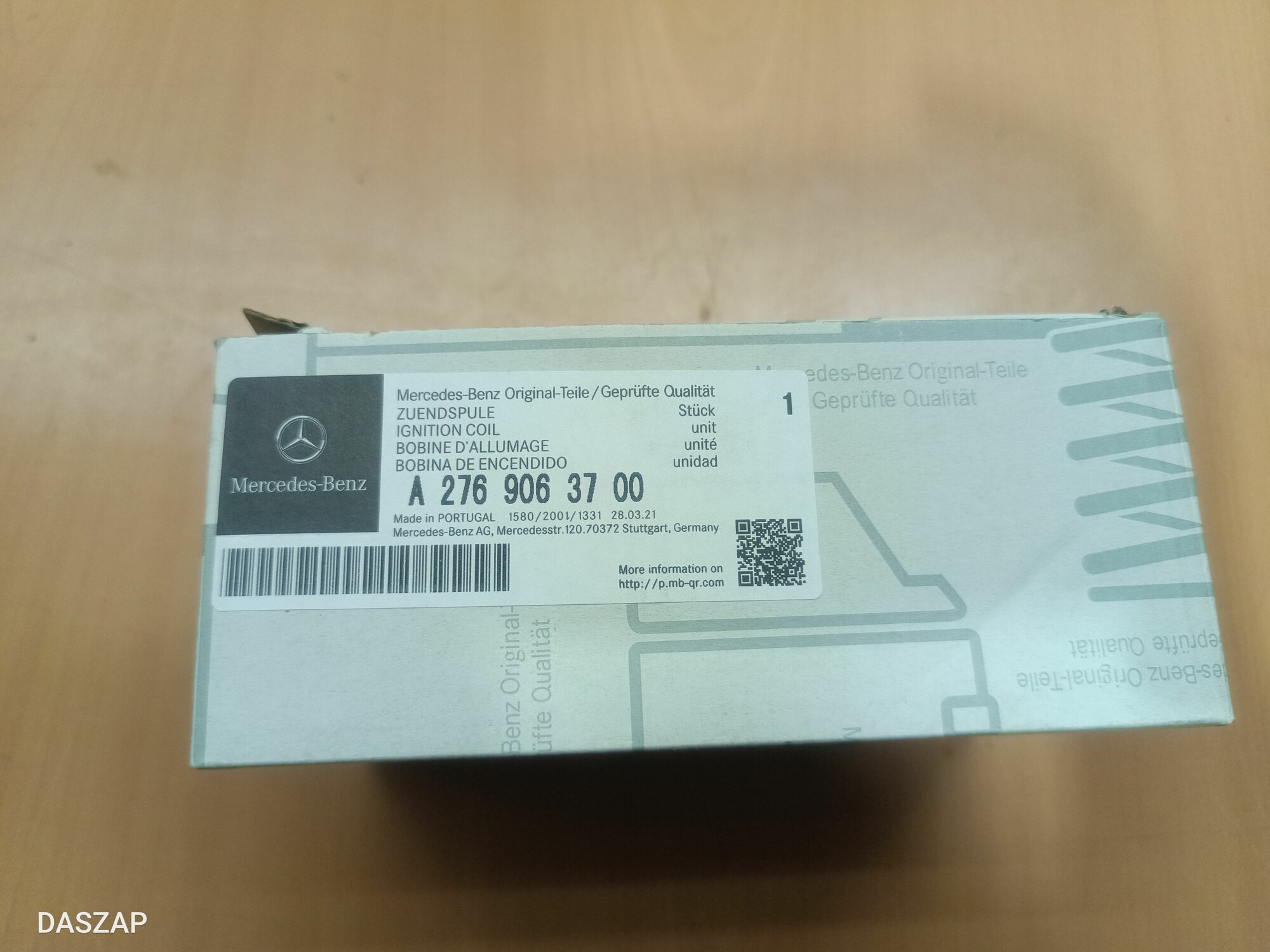 Mercedes катушка зажигания арт. A2769063700, 1шт