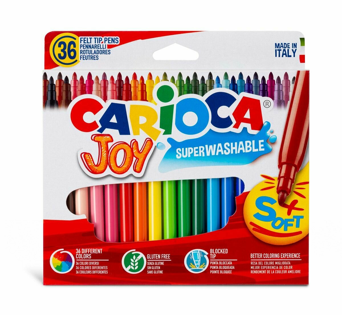 CARIOCA Joy набор фломастеров для рисования, 36 цветов 40616