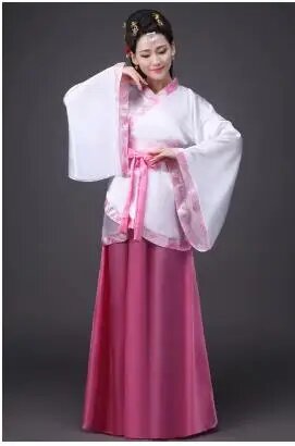 Женский костюм Ханьфу Tang Hanfu, полиэстер, хлопок Розовый, М, clothes suit