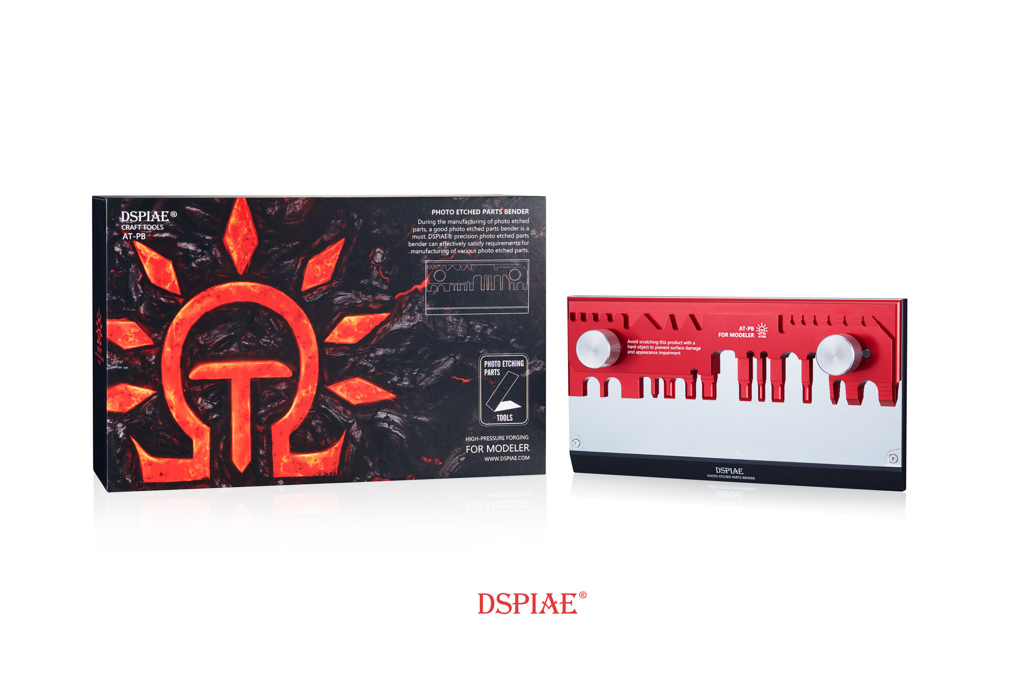 Сгибатель с клиньями для фототравленных деталей длиной до 20 см, 177х91 мм, Dspiae