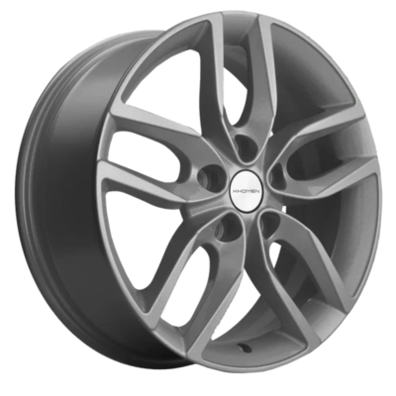 Диск колесный Khomen Wheels KHW1708 (Geely Coolray) 6,5x17 5x114,3 Dia54.1 ET45 цвет F-Silver