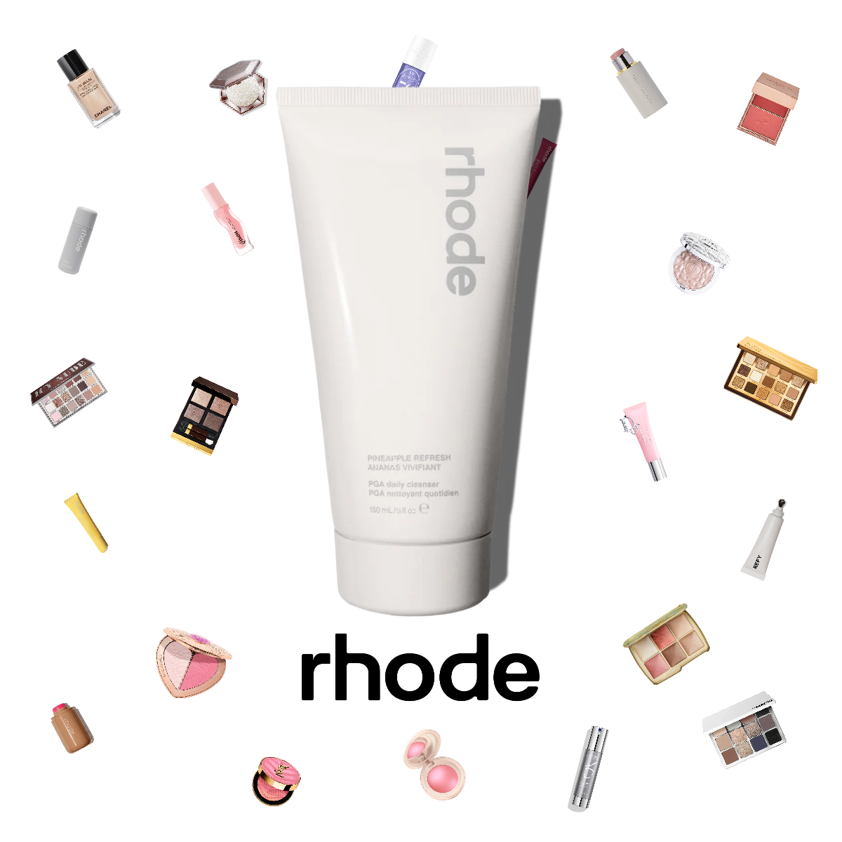 Умывалка Rhode Pineapple Refresh для всех типов кожи, без запаха