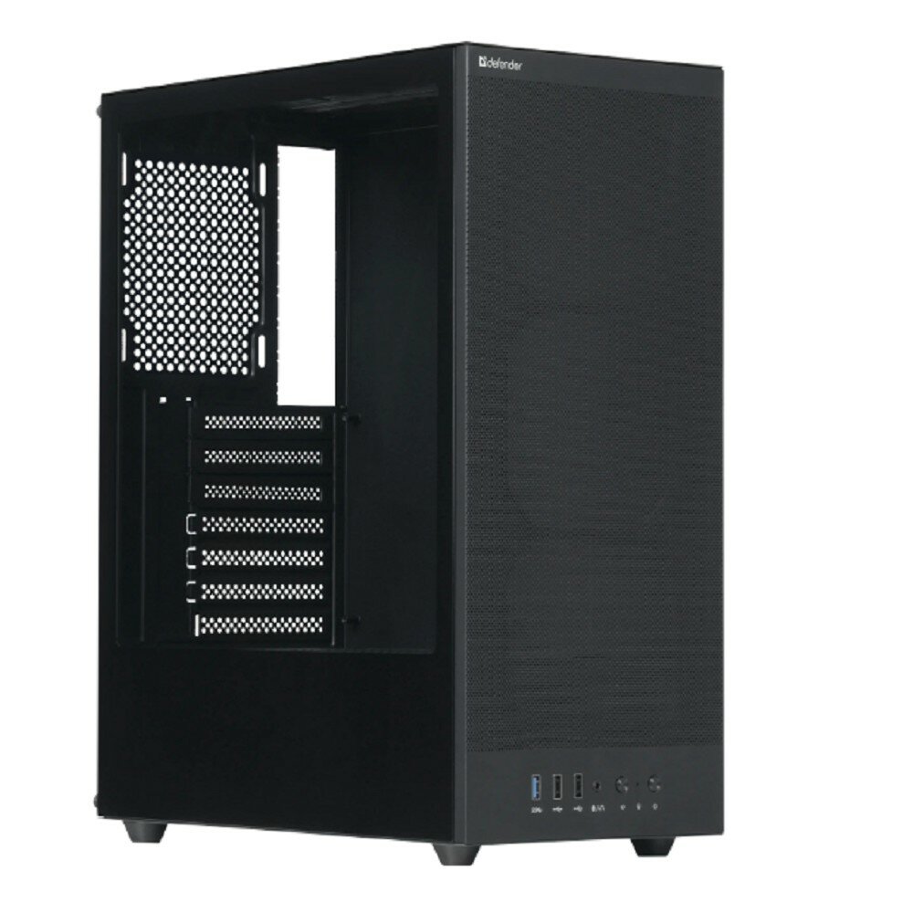 Корпус для компьютера Defender ATX, Miditower, БП-Нет