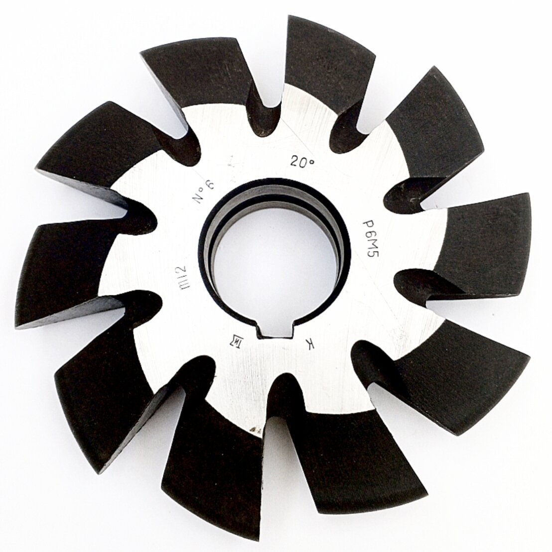 Фреза дисковая зуборезная модульная м12,0 №6 20° Р6М5 ГОСТ 10996-64