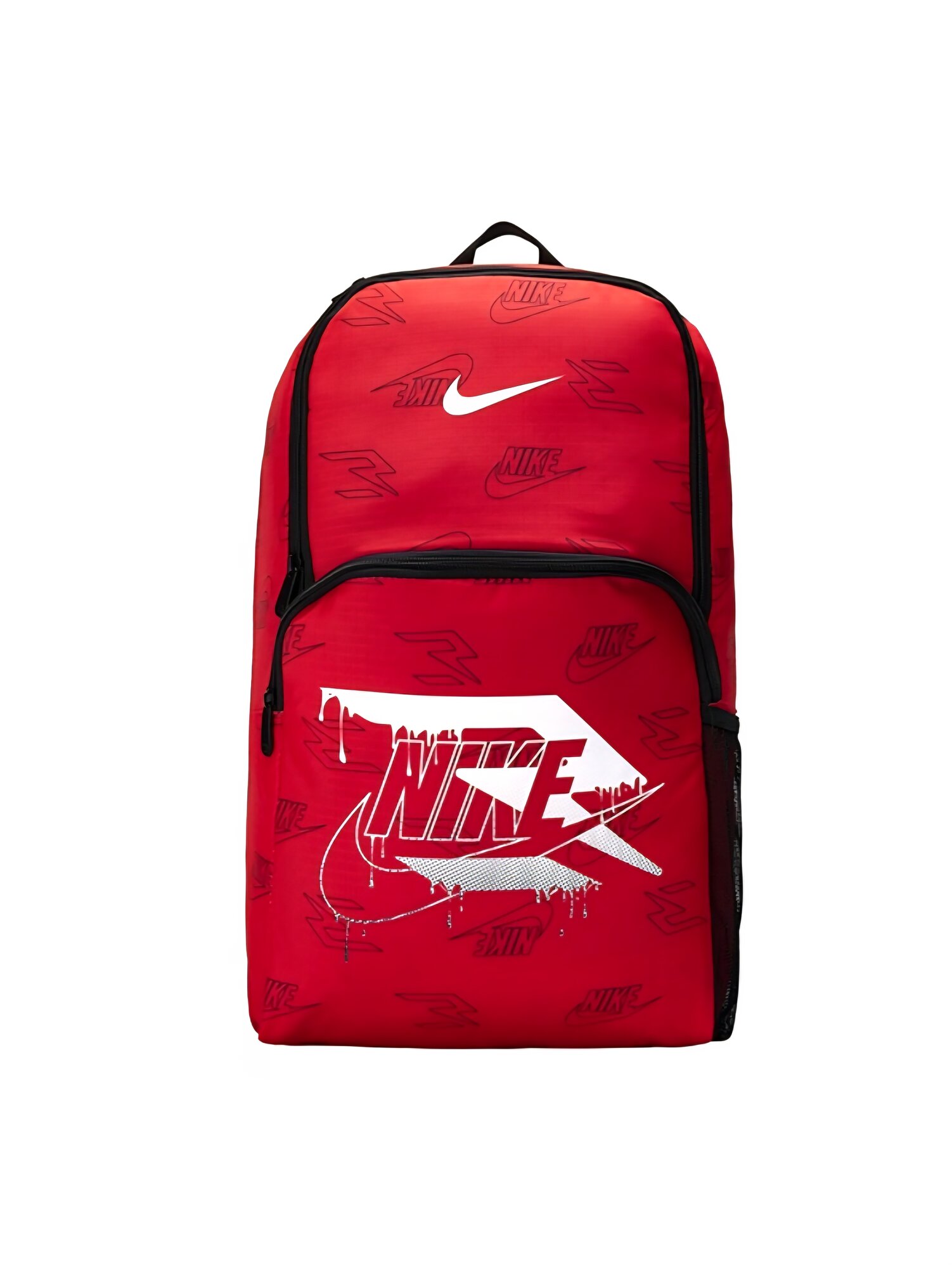 Рюкзак Nike 3brand, унисекс, для школы, спорта, отдыха, полиэстер, красный