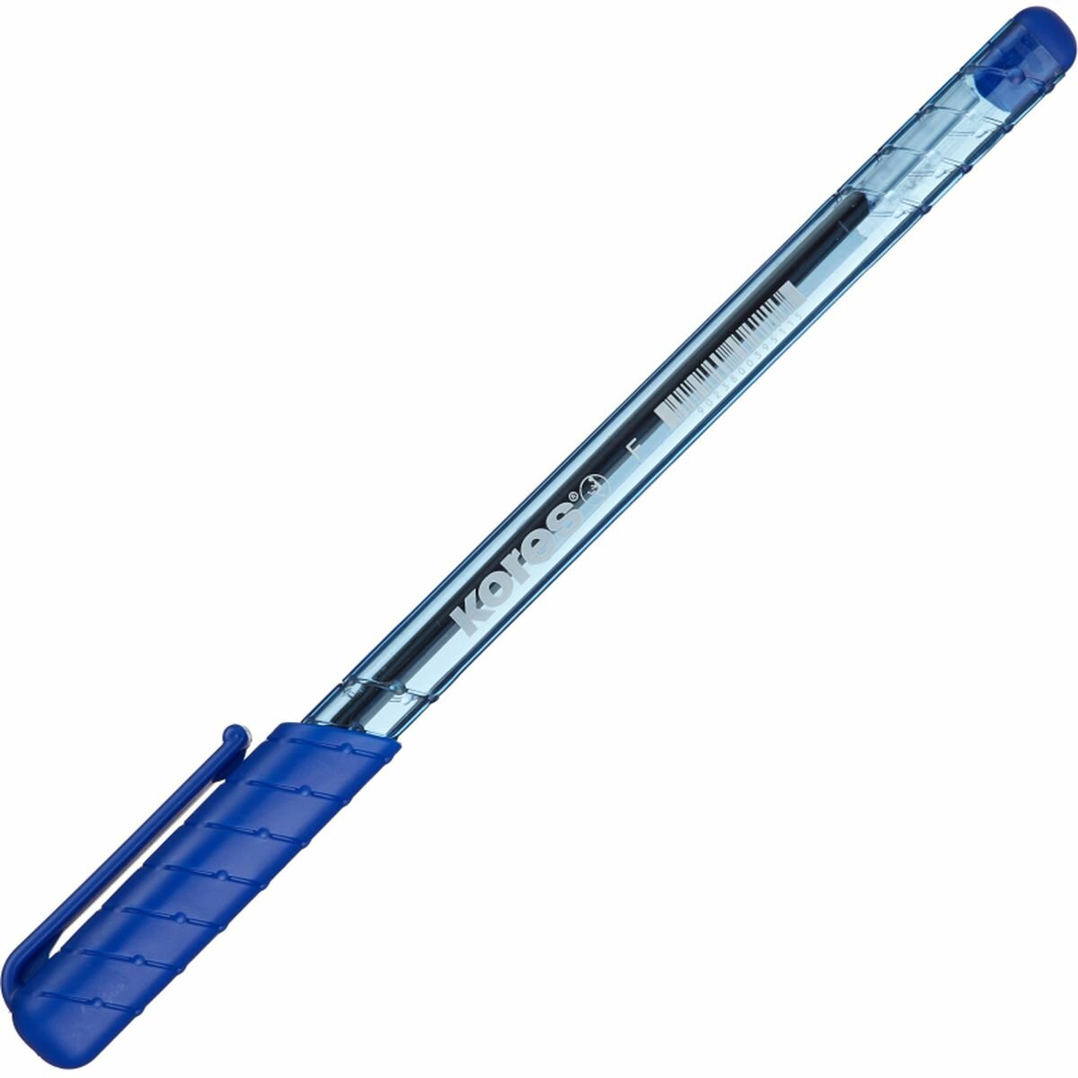 Ручка шариковая Kores K1 (0.5мм, синяя) (39511), 12шт.