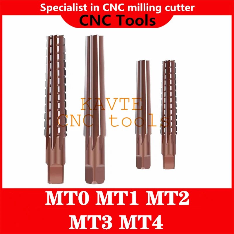 Развертка ручная KAVTECNC TOOLS MT2, сталь, 2 шт.