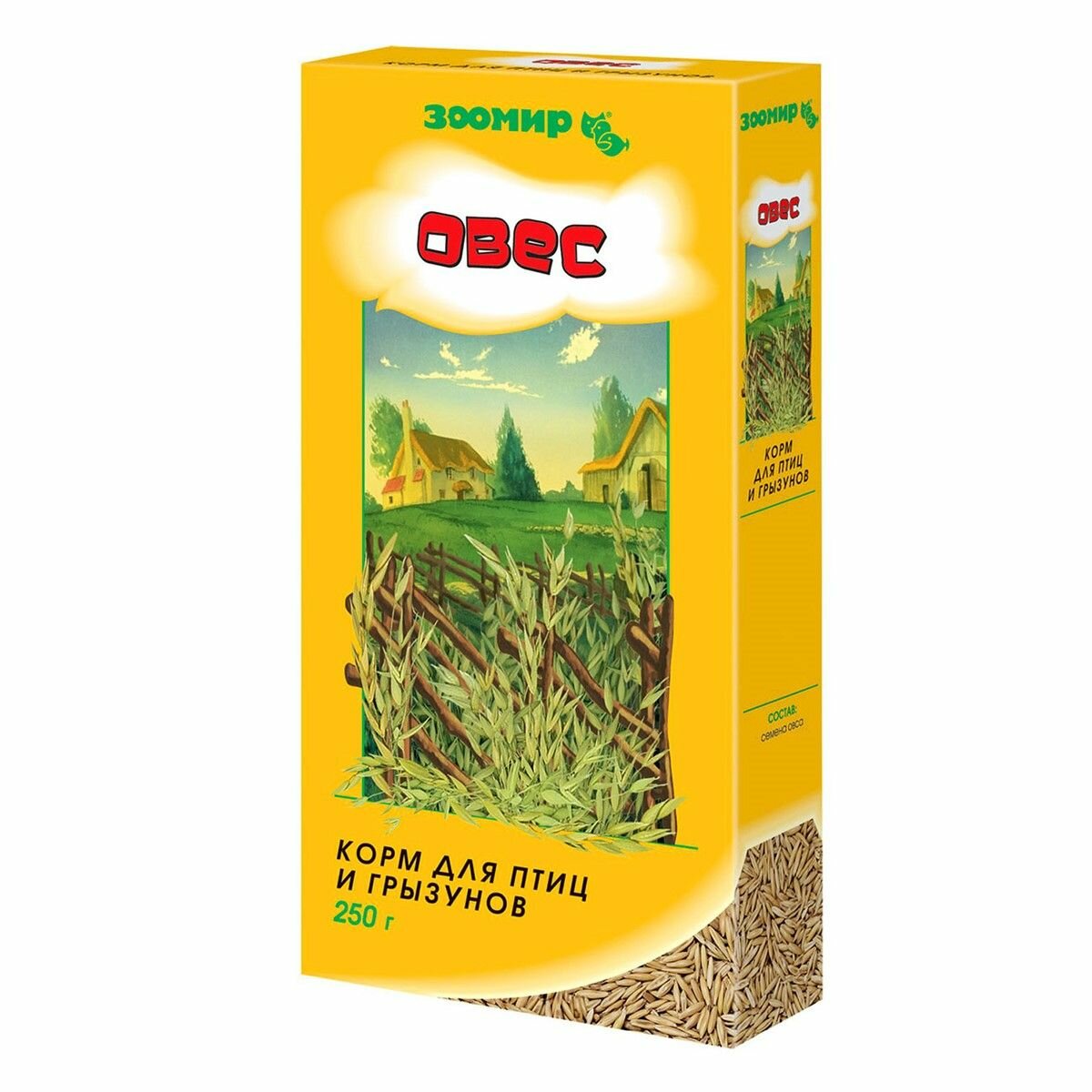 Корм Зоомир "Защита суставов", для птиц и всех грызунов, зерновой, 250 г