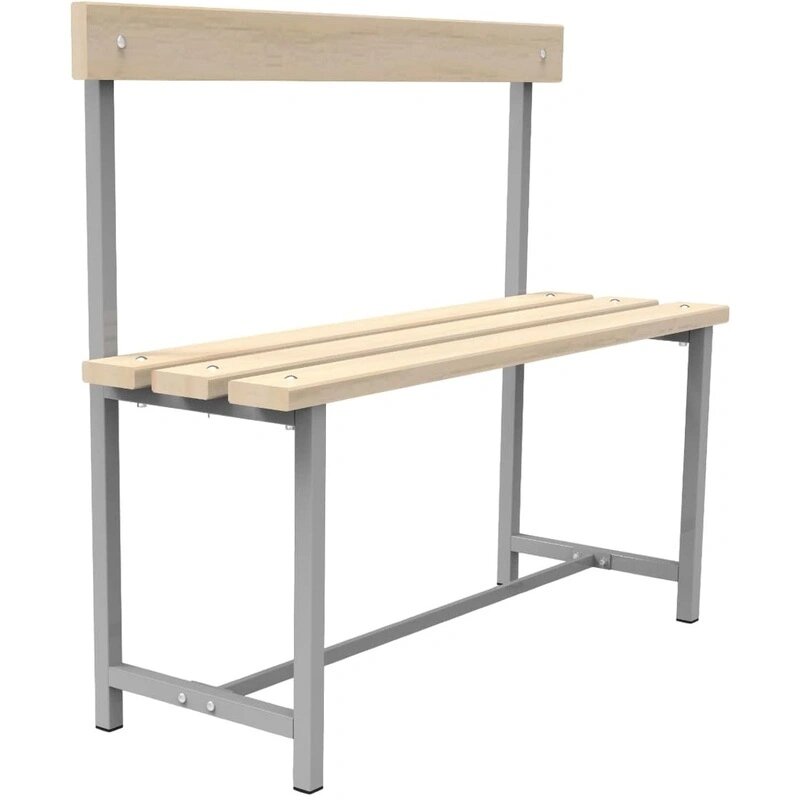 Скамья TI_СТ-2 дерев. доска, спинка, 1000мм