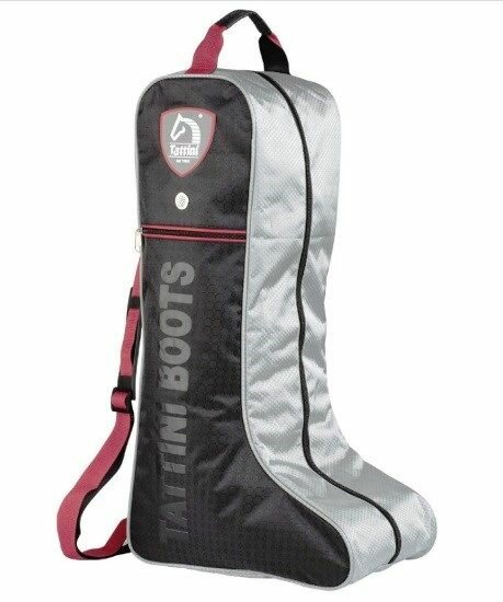 Сумка для сапог обуви Tattini черно-серого цвета.