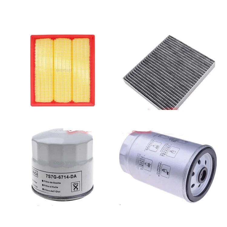 4 шт./Комплект Масляный фильтр воздушный/топливный/воздушный фильтр для китайского jmc vigus JX4D24A5L 2,4 T Запчасти для двигателя пикапа автомобиля, 4 of them