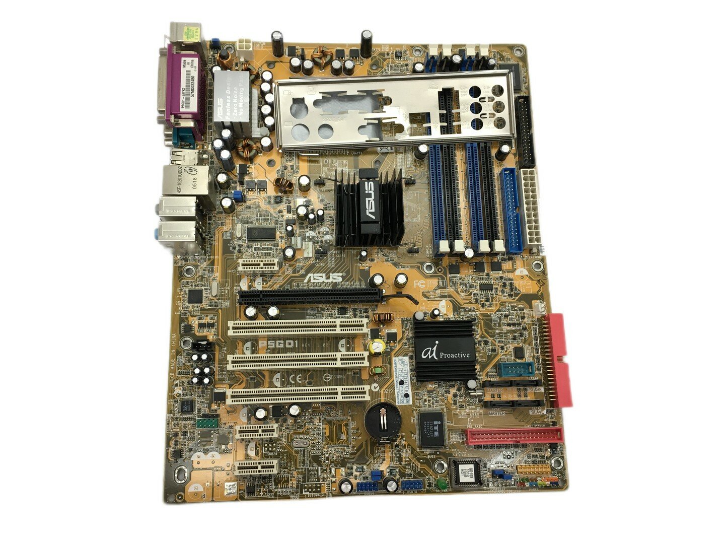 Материнская плата S-775 ASUS P5GD1, i915P/4xDDR/SATA/RAID/Sb/Lan/ATX