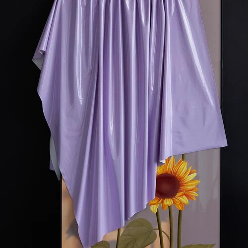 Эластичная ткань из искусственной кожи PU для пошива 11 50x145cm