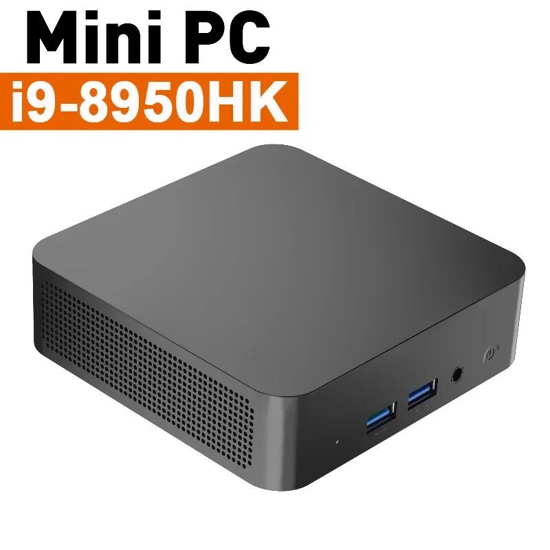 Мини-ПК Xiangmei Intel Core i9 8950HK 16 ГБ 1 ТБ 16GB RAM 2TB SSD, i9-8950HK