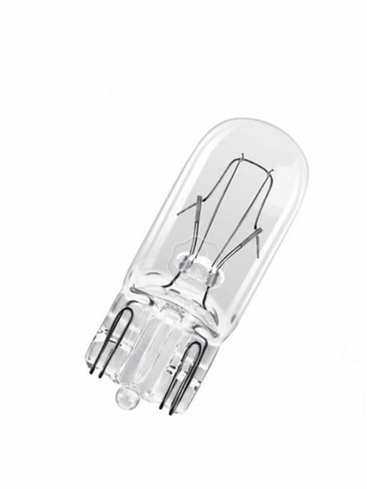 Лампа накаливания сигнальная W5W W2.1x9.5d 12V 5W BOSCH 1987302819 (цена за штуку)