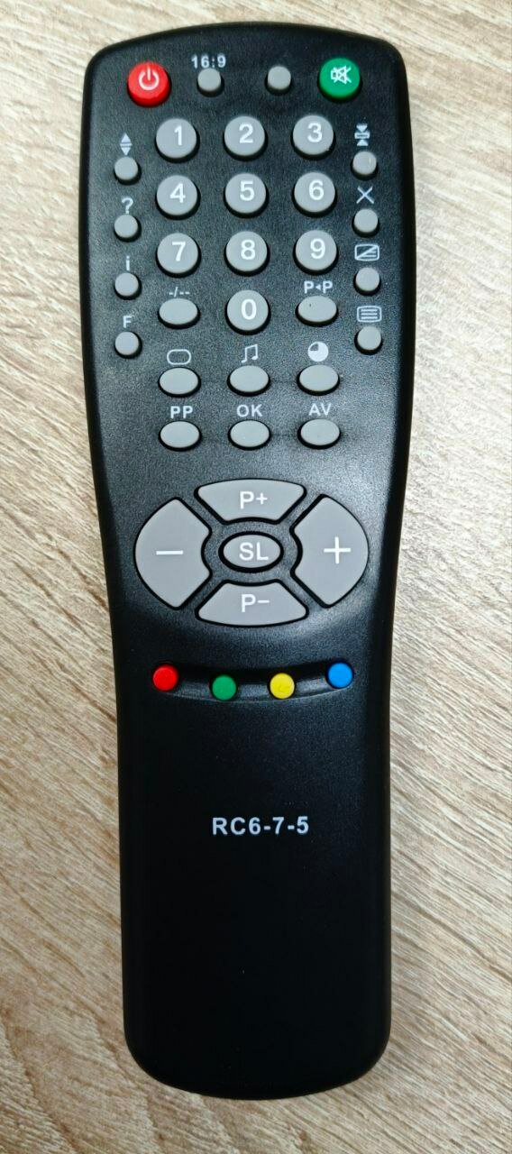 Пульт Huayu RC6-7-5, для телевизора HORIZONT, ИК-связь, батарейки ААА