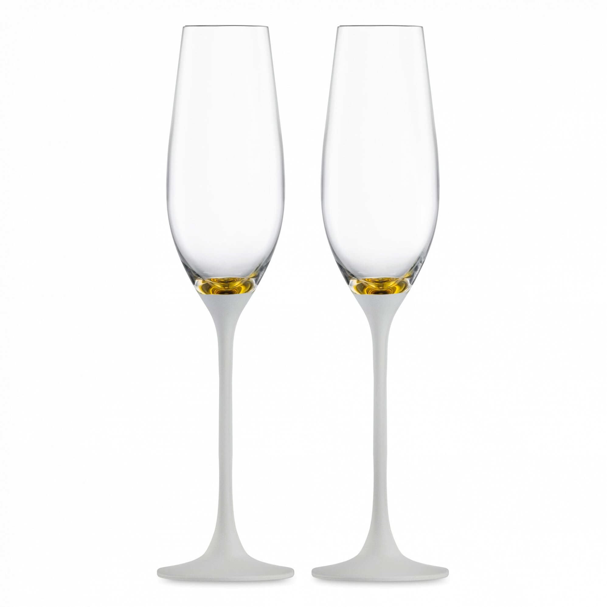 Набор бокалов для шампанского, 2 шт, 180 мл, белый/золотой, серия Champagner Exclusive 47750079 Champagner Exclusive