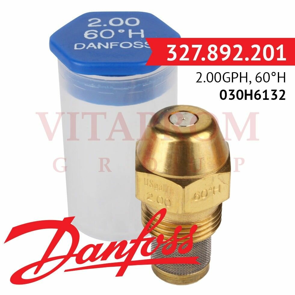 Форсунка Danfoss 2.00GPH, 60H, 030H6132