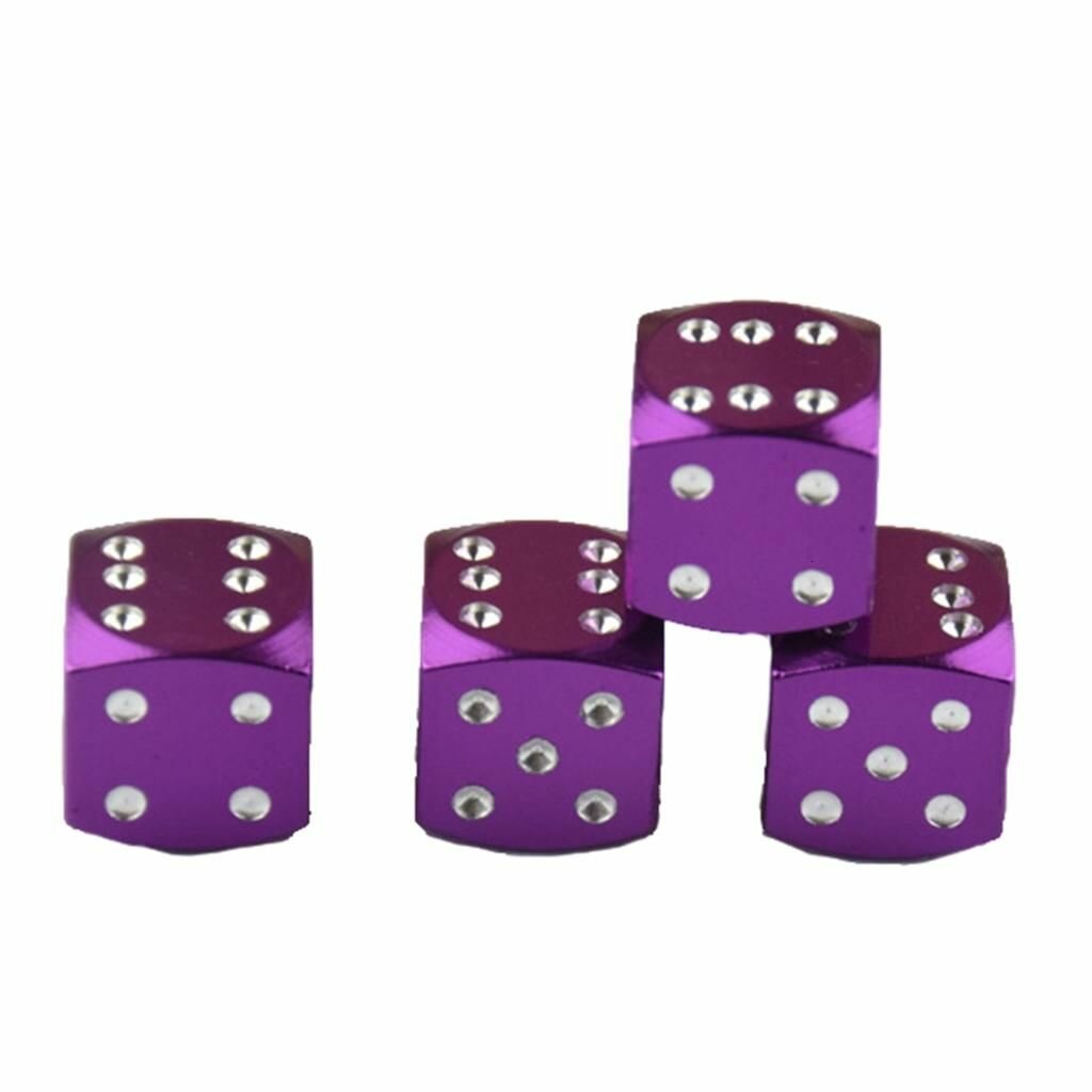 Колпачки для шинных вентилей в виде кубиков, Лавандовый