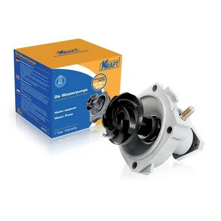 Насос водяной (помпа) для ВАЗ 2101-2107, 2121, 21213 Лада 4x4 Нива (KRAFT)