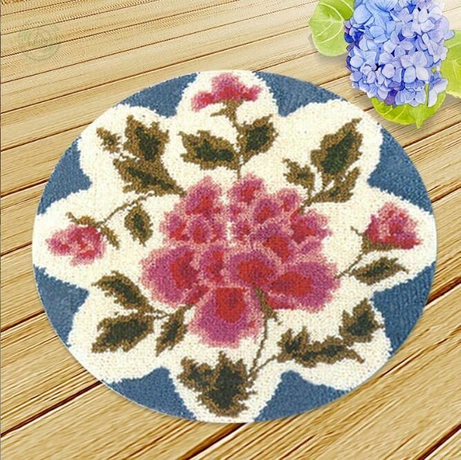 Коврик для вышивания 45 x 45 см, Вышивка в ковровой технике, набор / рукоделие