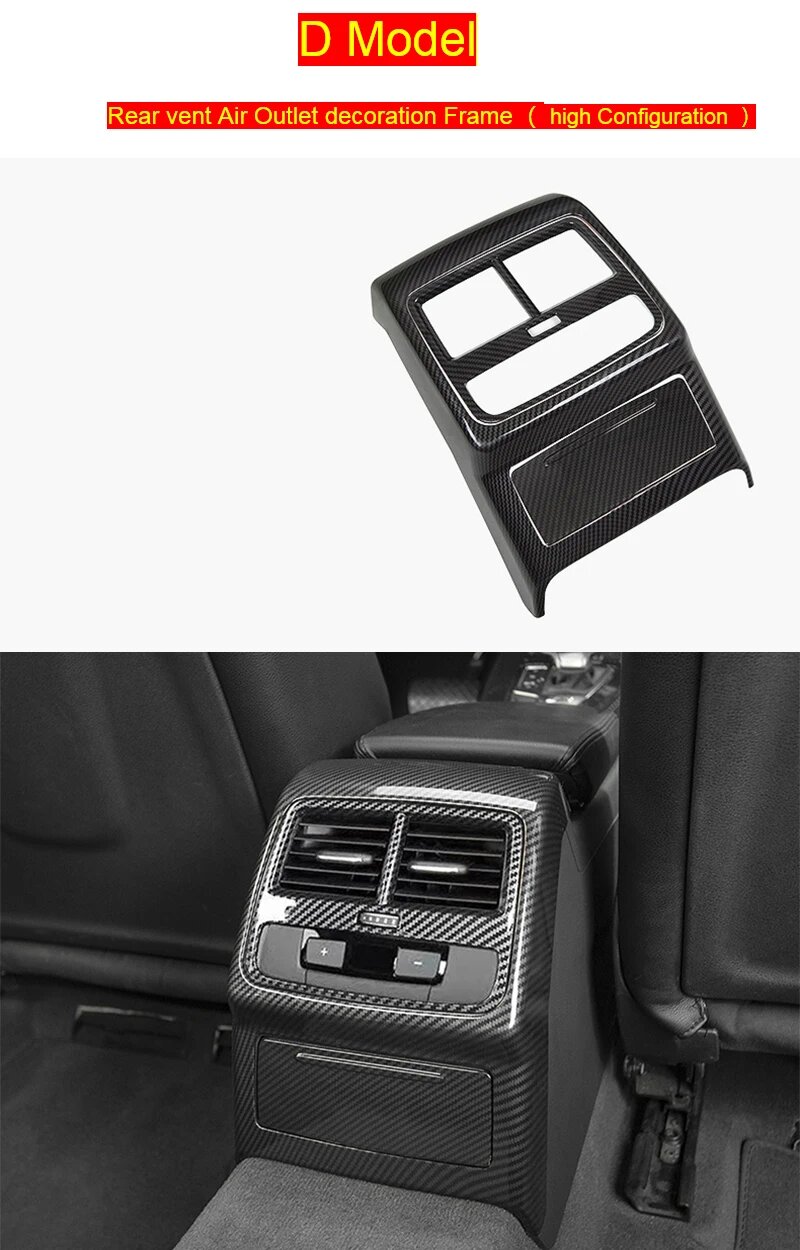 Стайлинг автомобиля из углеродного волокна для Audi A4 B9 A5 Внутренняя дверь окно стекло переключатель кнопка подлокотник панель наклейка крышка отделка Аксессуары D Model Carbon fiber