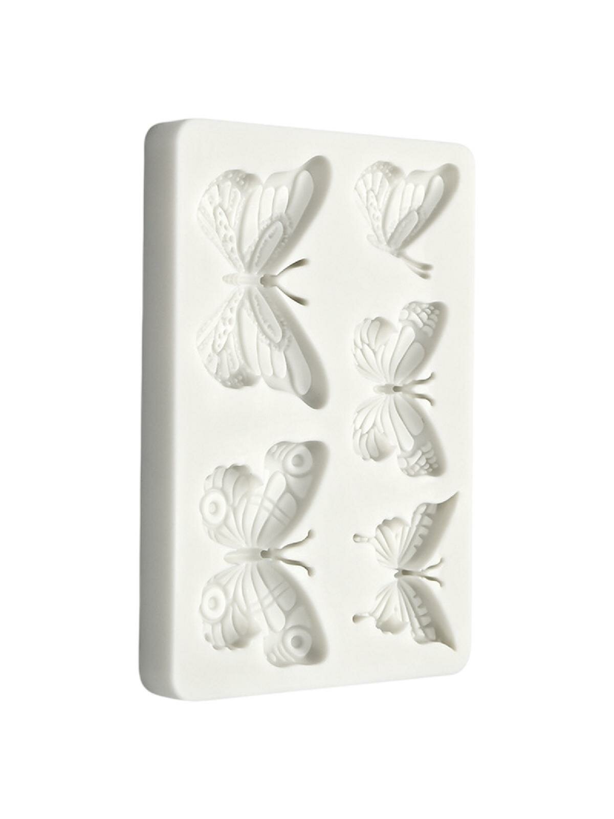 Формы для конфет в форме бабочек, формы для помадки в форме цветов, силиконовые формы для тортов, силиконовые текстурные формы для выпечки, подходящие для выпечки