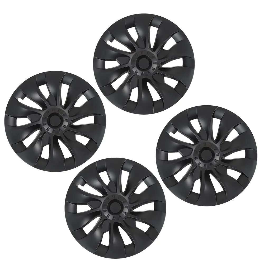 4 шт. колпака ступицы колеса 18 дюймов, матово-черный, крутой спортивный, подходит для 18-дюймовых колес