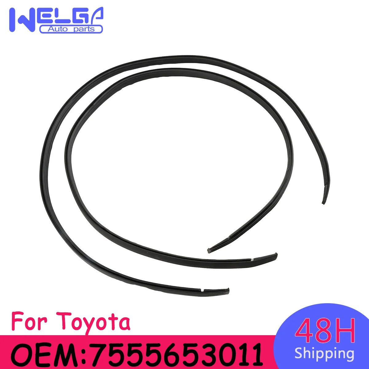 75553011 75556-53011 7555653011 Комплект молдинга боковой капельной рейки на крыше для Toyota Altezza Lexus IS300 3.0L 2001 2002 2003 2004 2005