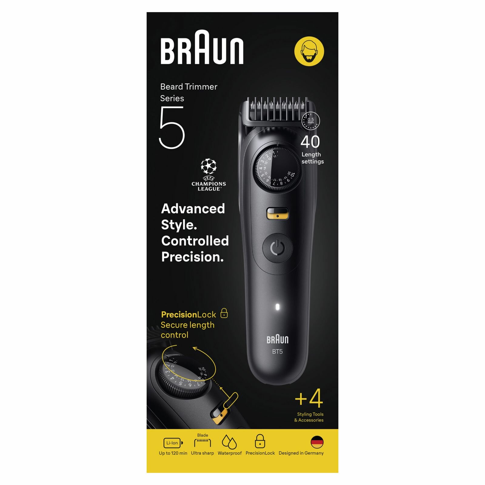 BRAUN Триммер BT5520 BLK 5804