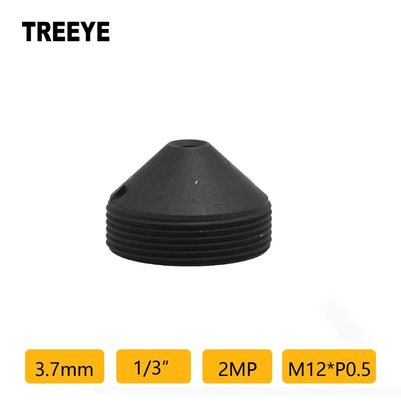 Объектив камеры видеонаблюдения TREEYE 2MP 3.7 мм, No IR Filter